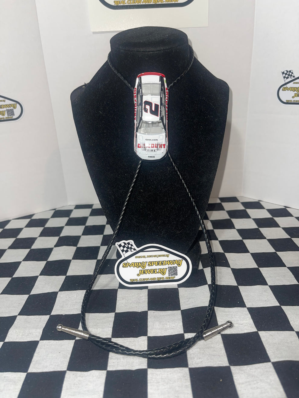 Nascar Bolo Tie - Austin Cindric #2 Discount Tire – SparkySpeedwayJewelry